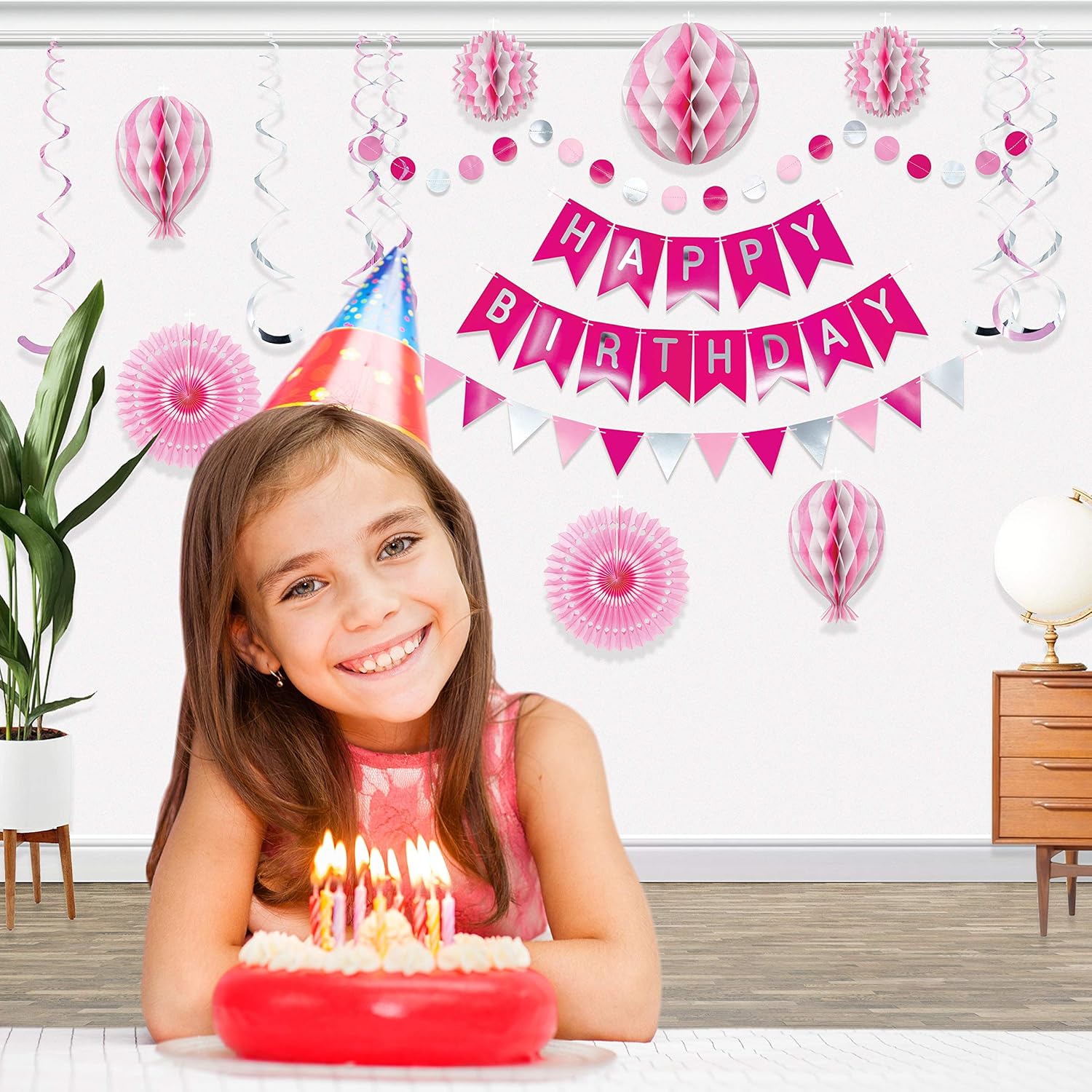 Reusable Birthday Party Decorations | Happy Birthday Decoration Set ...