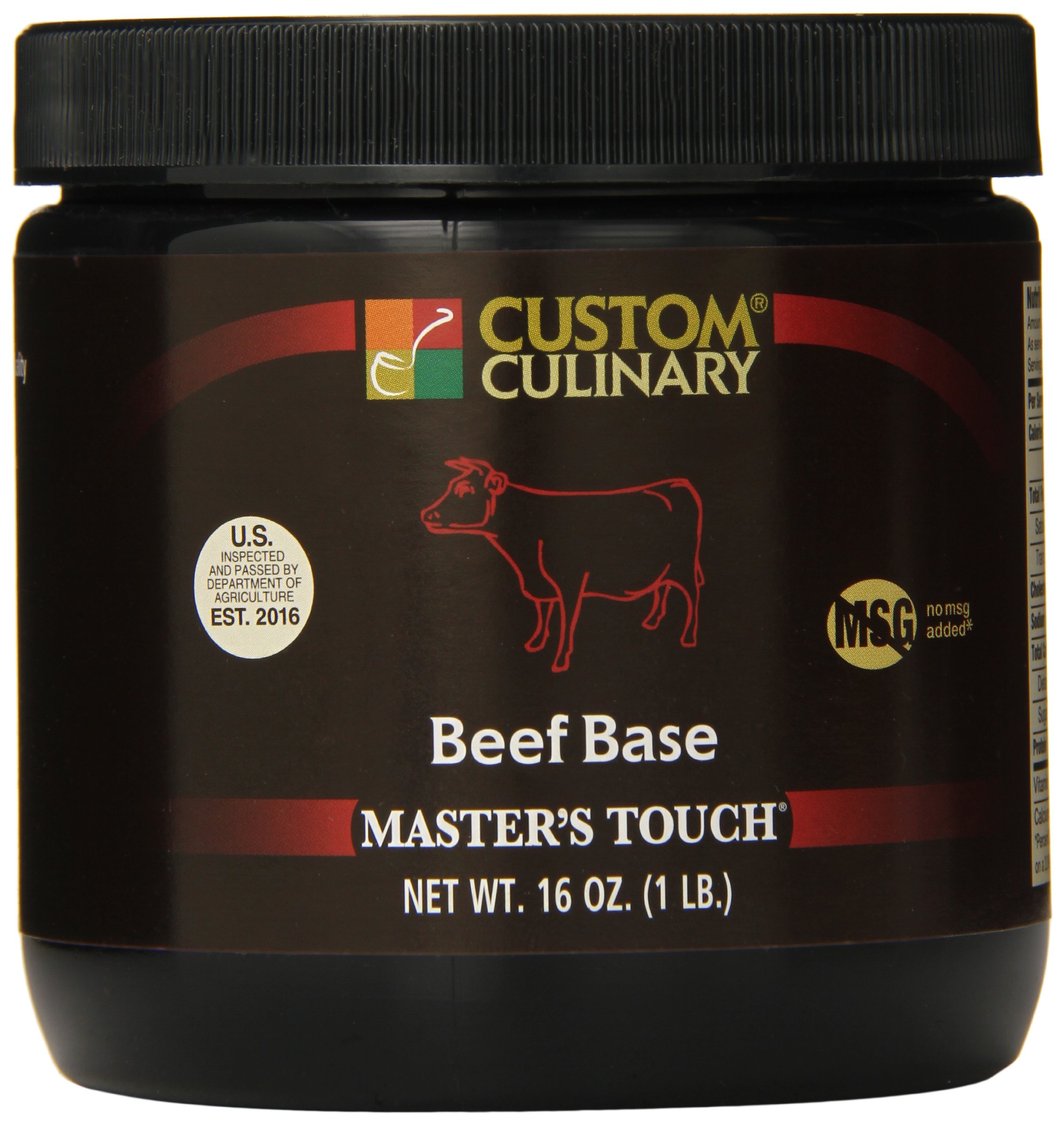 Amazon.com : Custom Culinary Chef's Own Flavored Soup Base, Beef, 1 ...