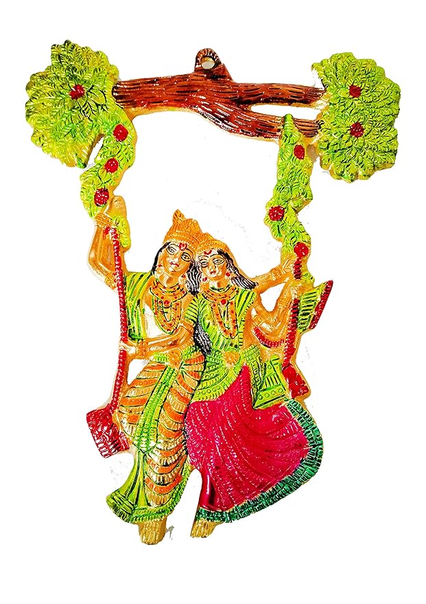 Radha Krishna for Wall Decor from Shree JEE Collection : Amazon.in ...
