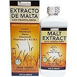 Amazon.com: Extracto De Malta Con Hemoglobina Y B-12vitaglobina B-12 ...