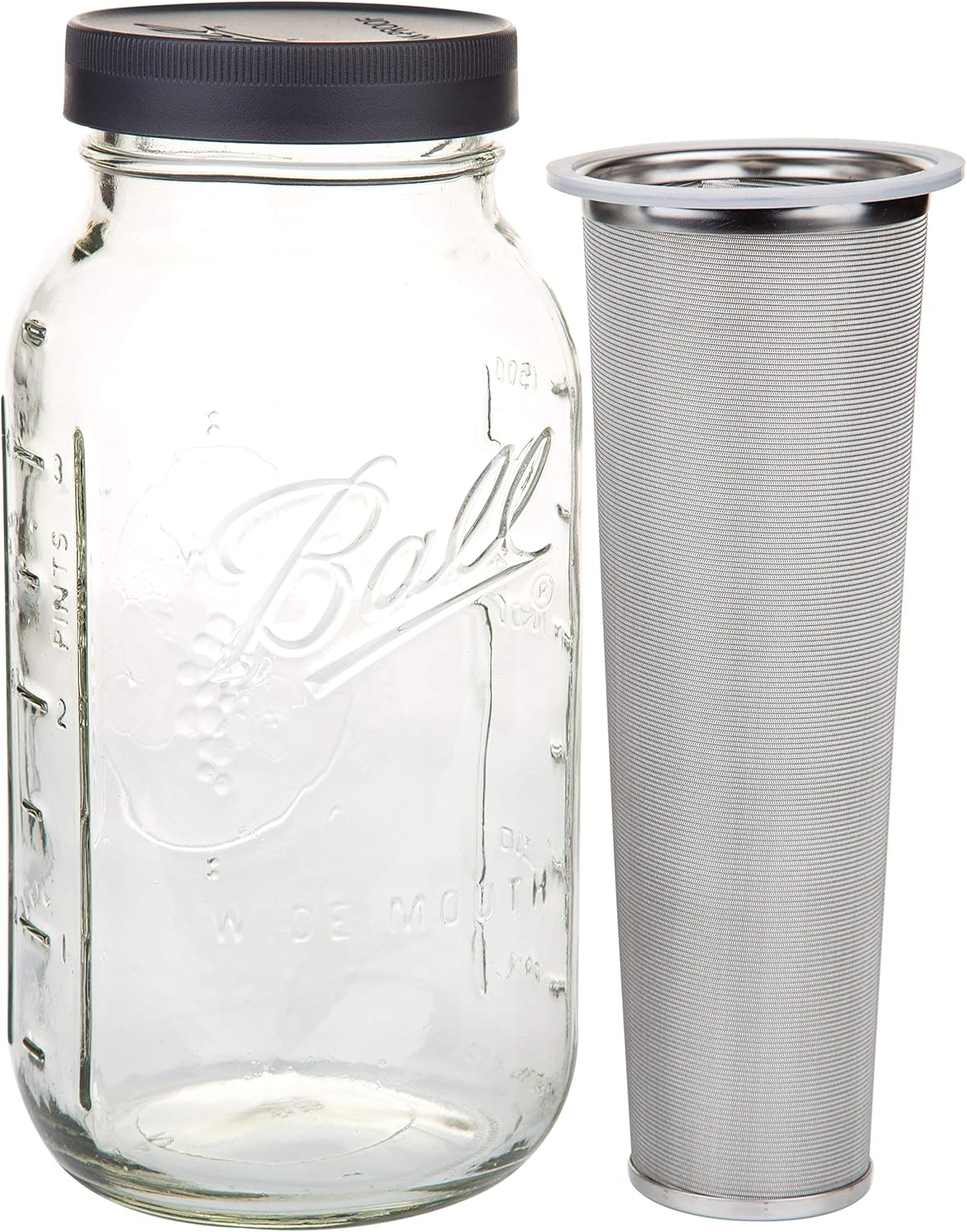 Amazon Ball Mason Jars 64 Oz Cold Brew Mason Jar With Stainless amazon-ball-mason-jars-64-oz-cold-brew-mason-jar-with-stainless