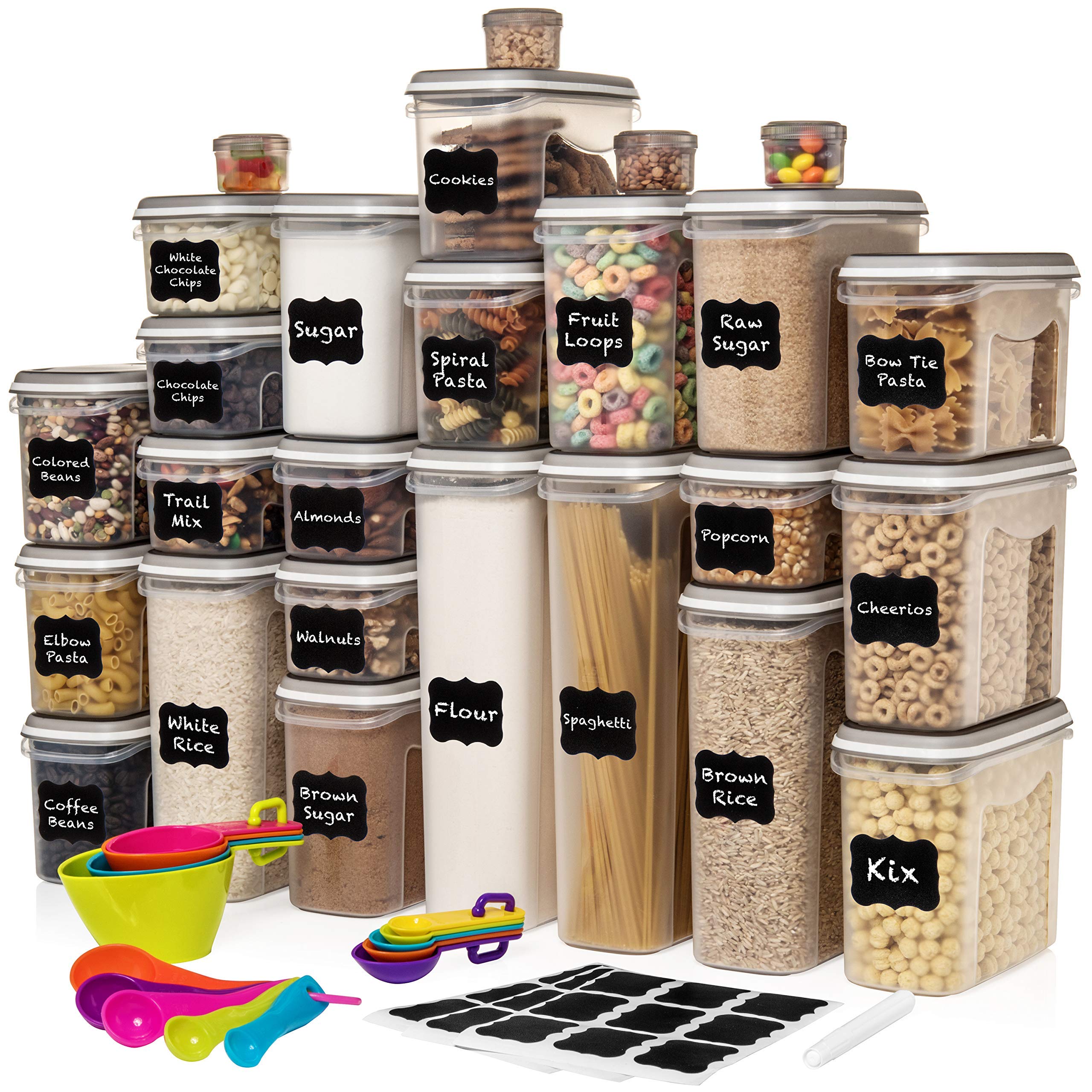 Mua Shazo LARGEST Set of 52 Pc Food Storage Containers (26 Container Set) Airtight Dry Food ...