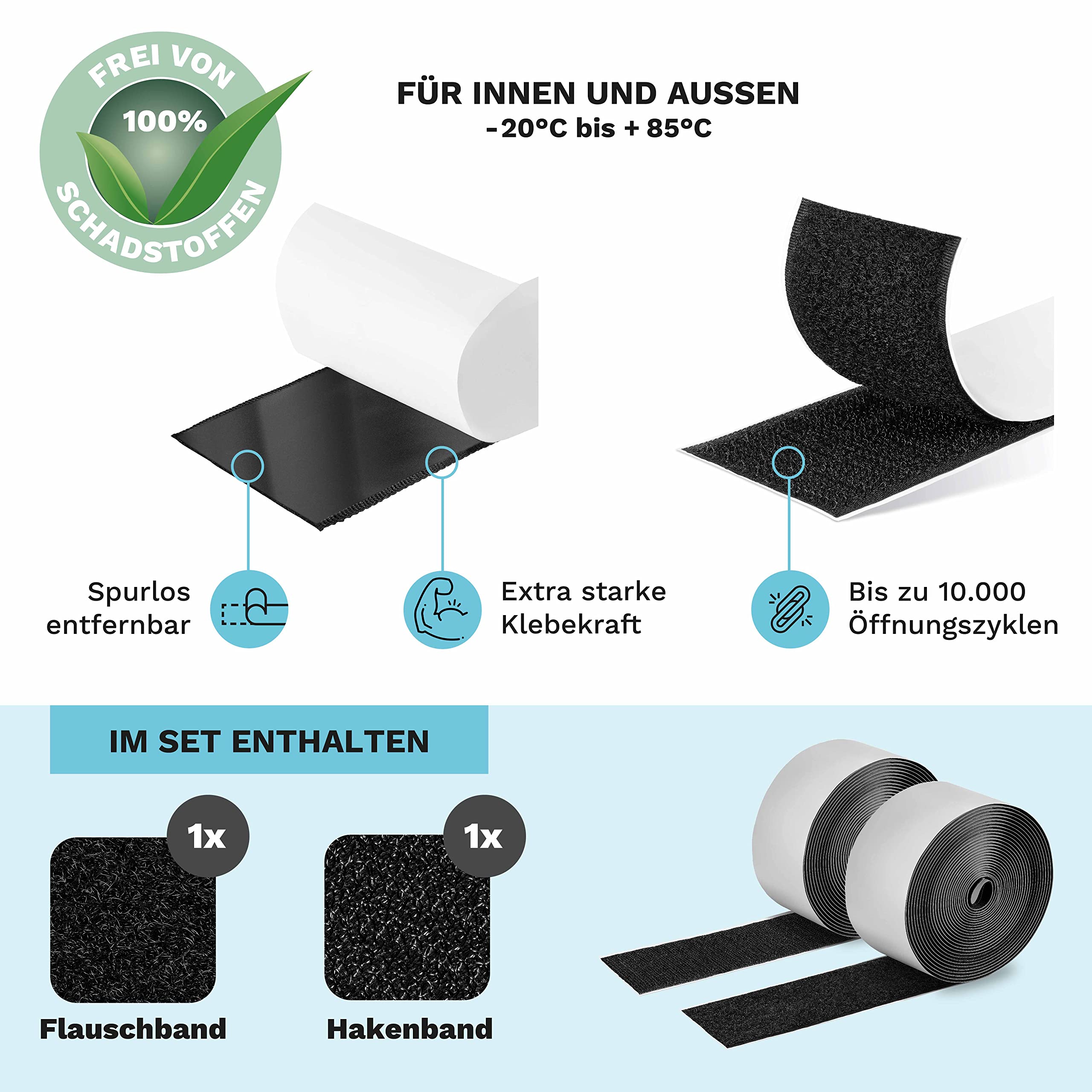 Mua STARKL® Premium Self-Adhesive Velcro Tape, Extra Strong and Velcro ...