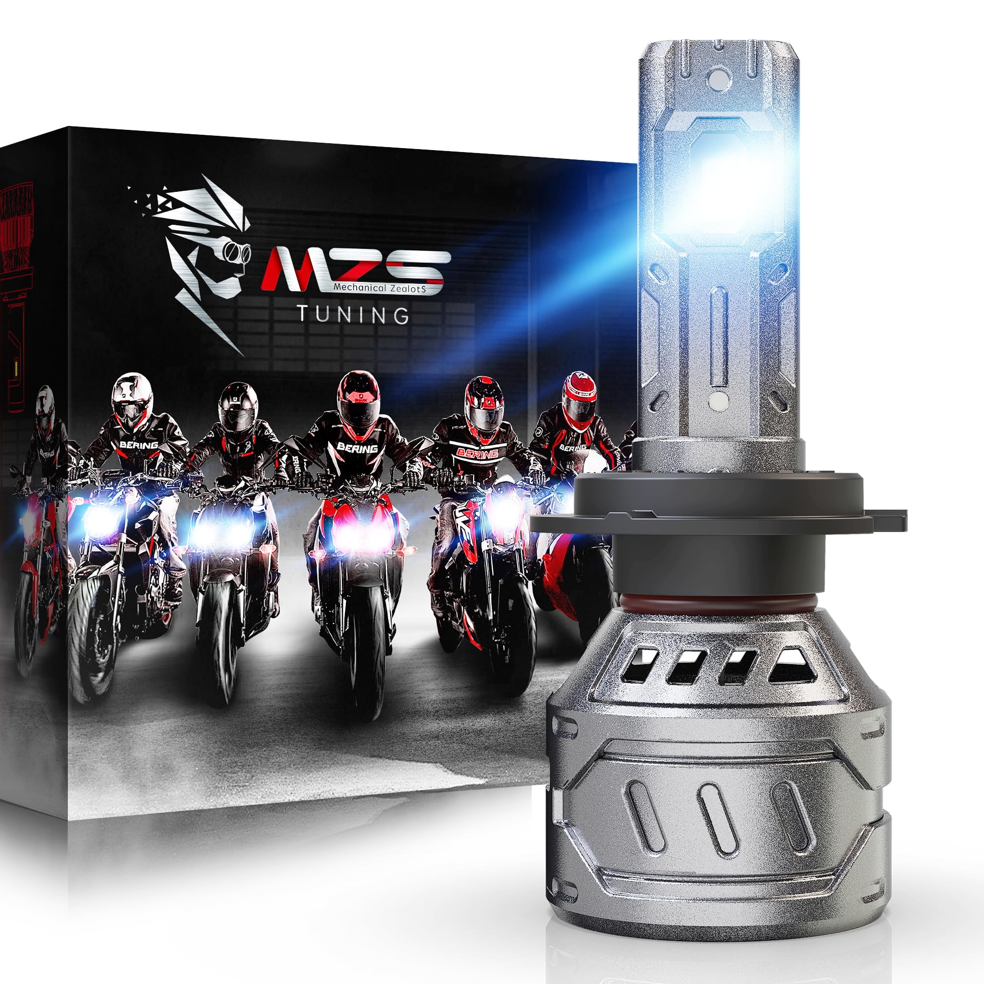 Mua MZS H7 LED Light Bulb Motorcycle, 8000LM 35W Mini 6500K Cool White ...