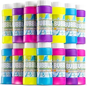 Amazon.com: Party Bubbles for Kids - (Bulk Pack of 24) 2-oz Bubble ...