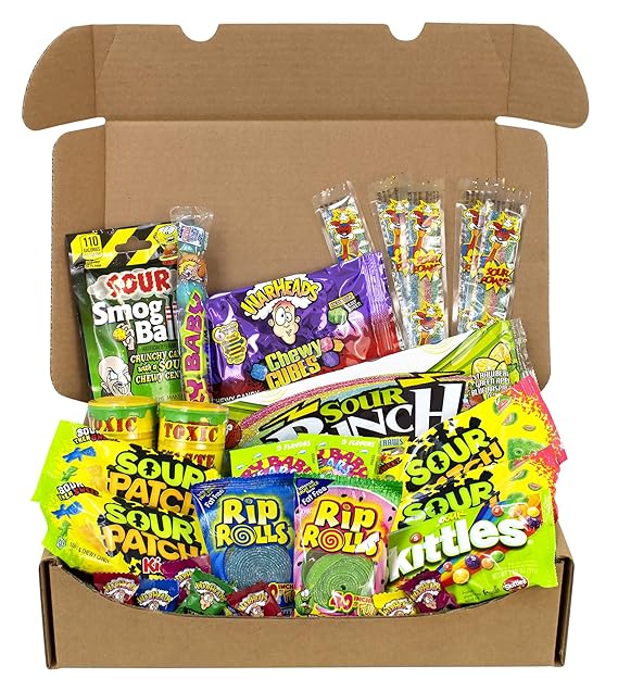Amazon.com : The Ultimate Variety Sour Box - 30 Piece Assortment Of The ...
