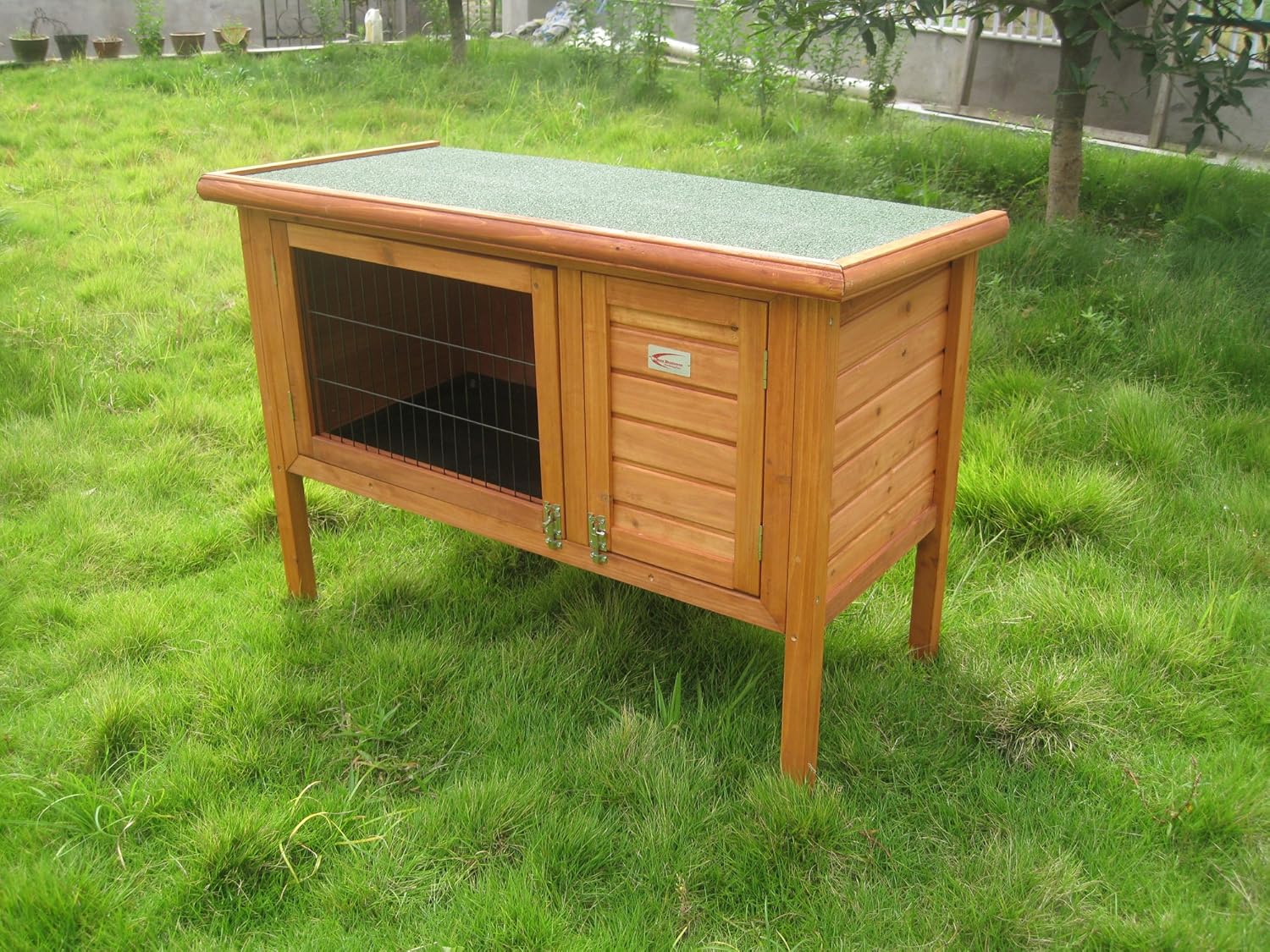 BUNNY BUSINESS Kaninchenstall, einstöckig, 104 cm: Amazon.de: Haustier