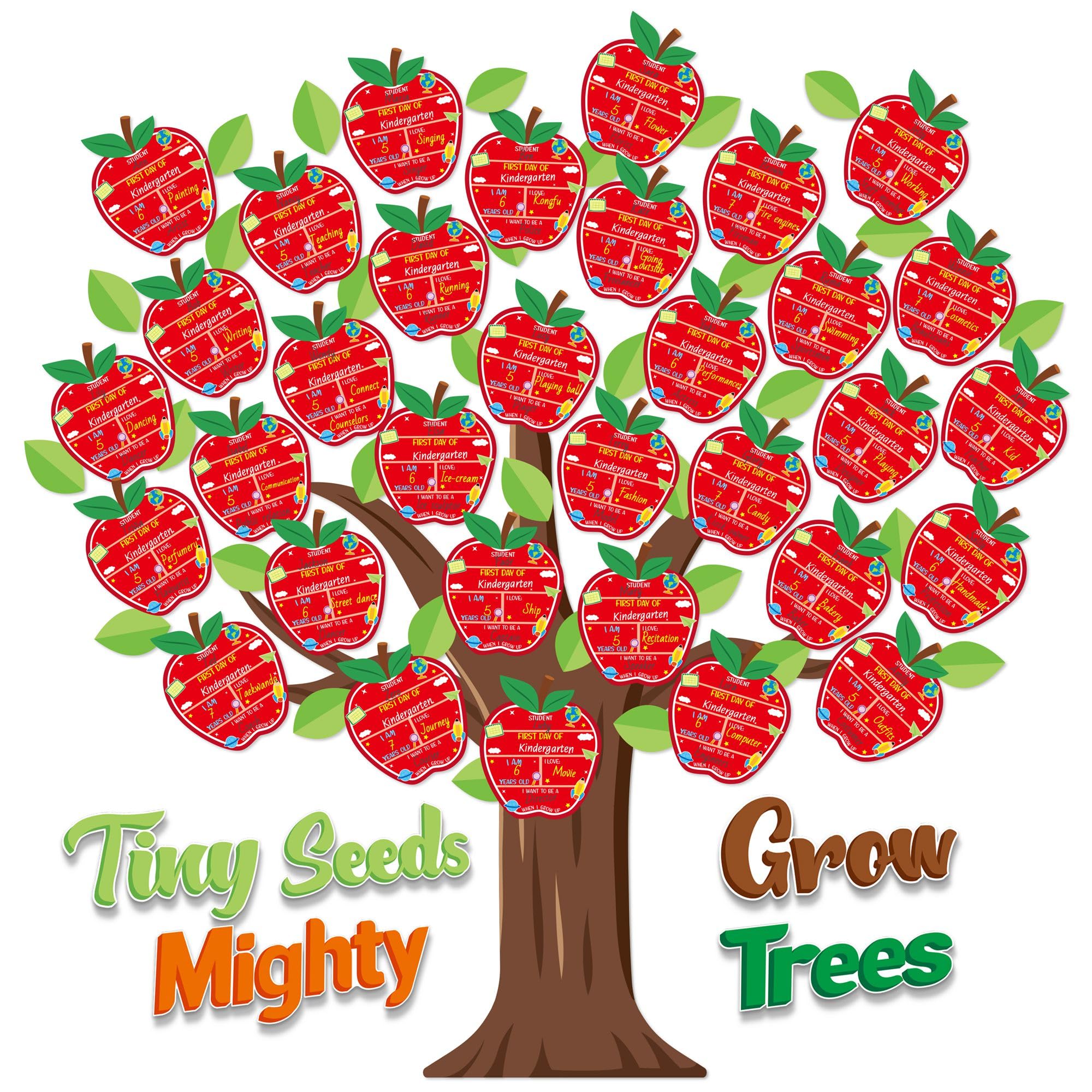 Mua Apple Tree 1st School Bulletin Board - 81Pcs Tiny Seeds Grow Mighty ...