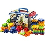Amazon.com: Krazy Gears Gear Building Toy Set - Interlocking Learning ...