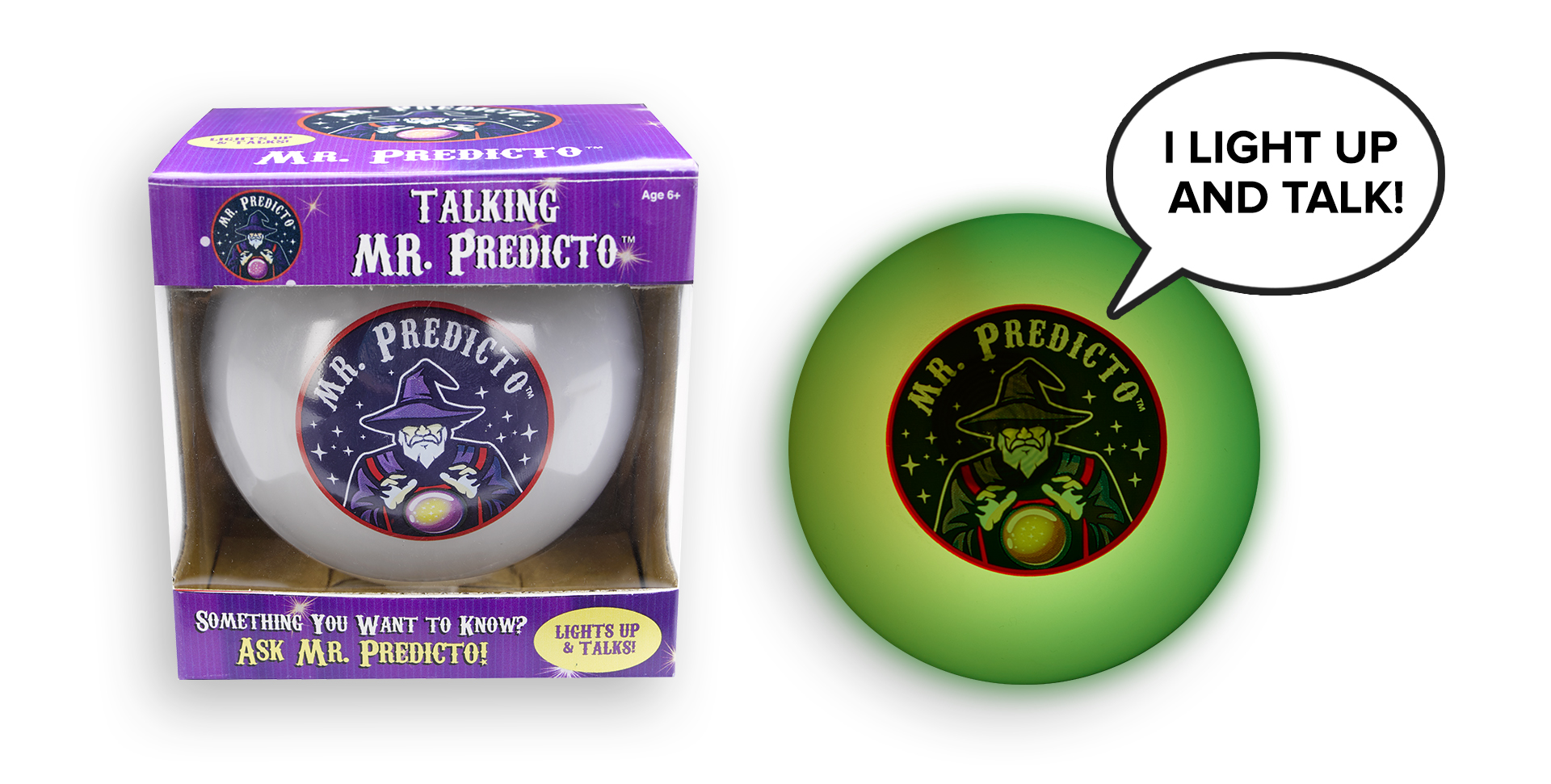 Watch Mr. Predicto Talking Ball - Ask Him Questions & He'll Speak the ...