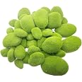 Amazon.com: Cayway Green Moss Balls Artificial Moss Stones 48 Pieces 6 ...