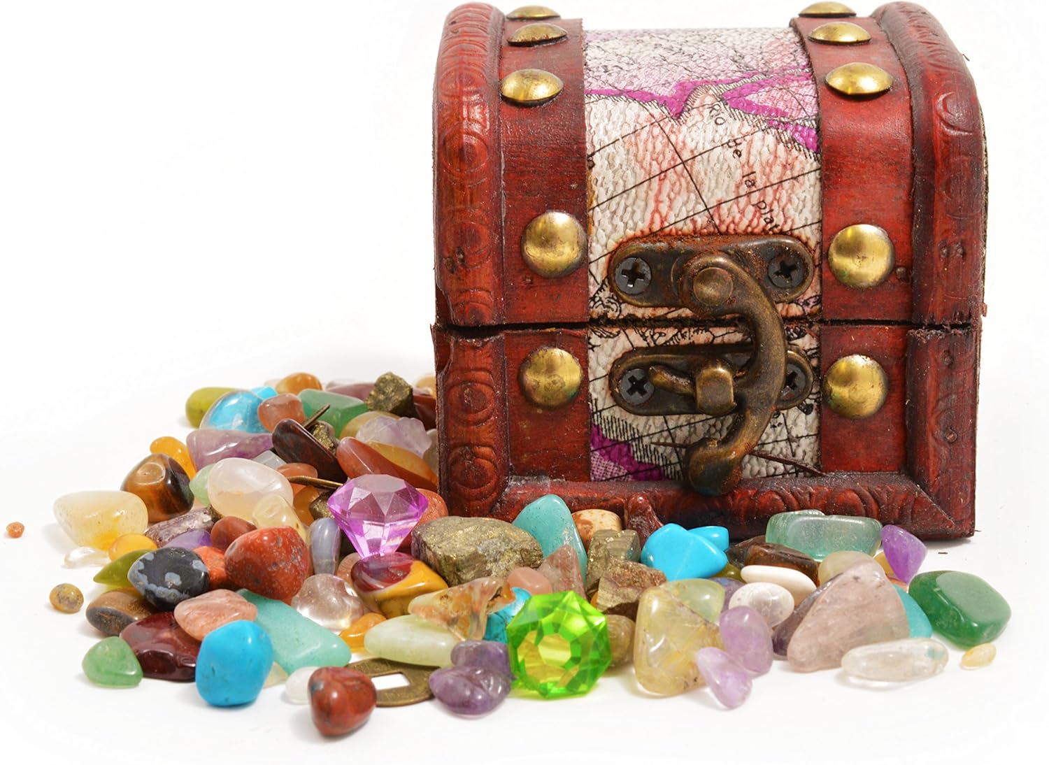 Pirates Treasure Chest – Crammed with Gemstones, Pearls and Jewels ...