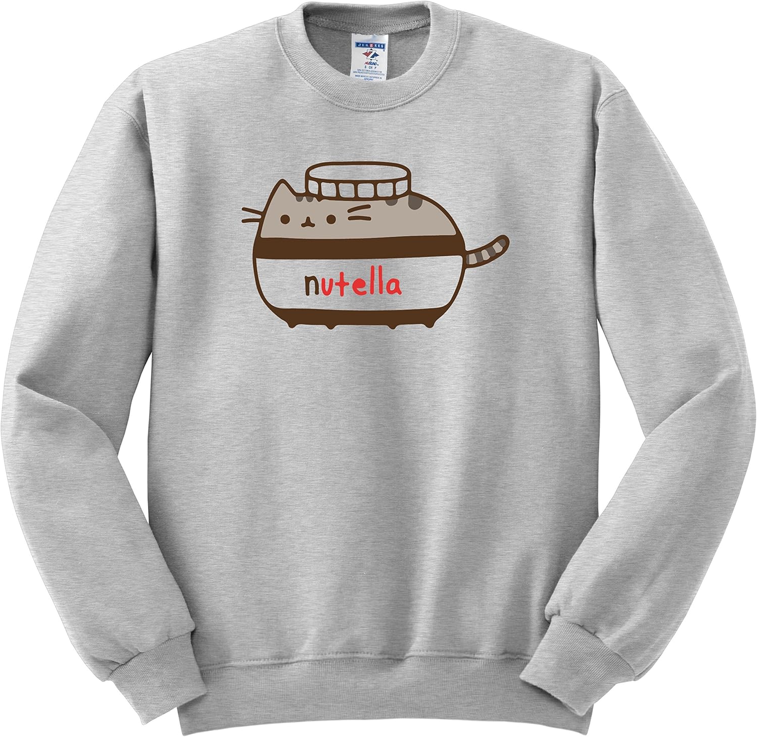 Facebook Pusheen Cat Nutella Crewneck Sweatshirt Unisex X-Large ...