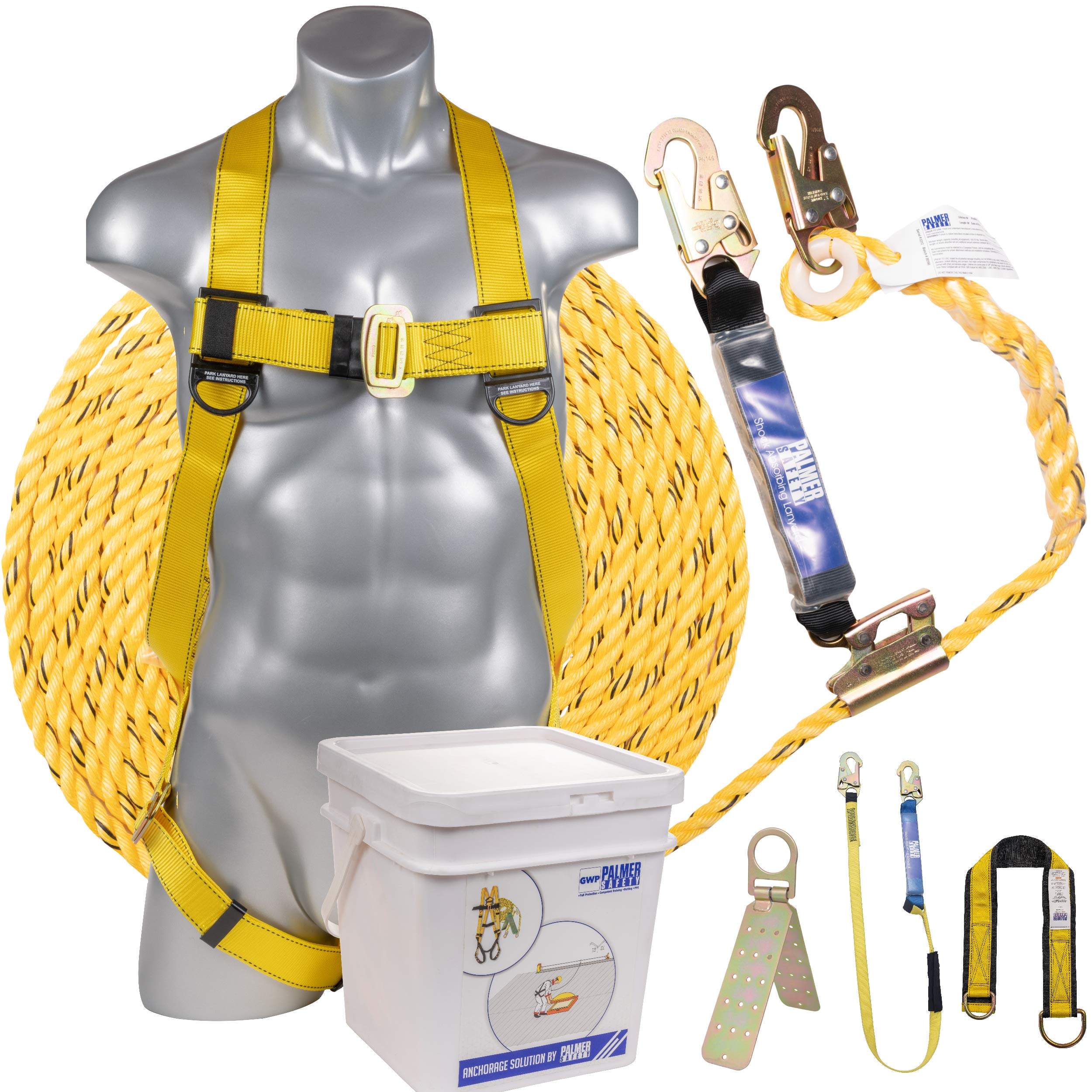 Buy Plank Supply Fall Protection ERK Emergency Roofing Kit I Safety ...