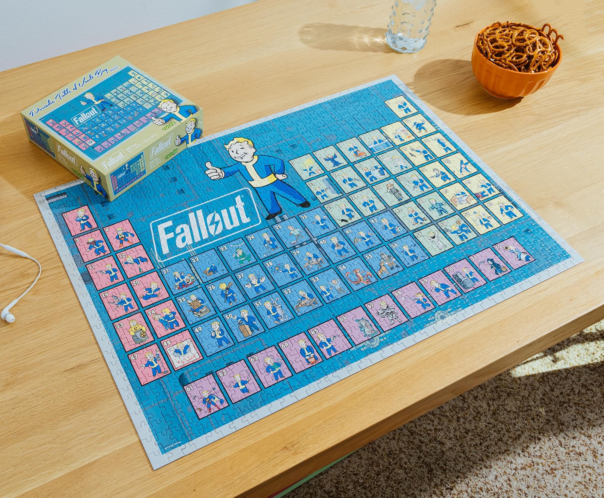 Fallout Periodic Table Of Vault Boy 1000-Piece Jigsaw Puzzle For Adults ...