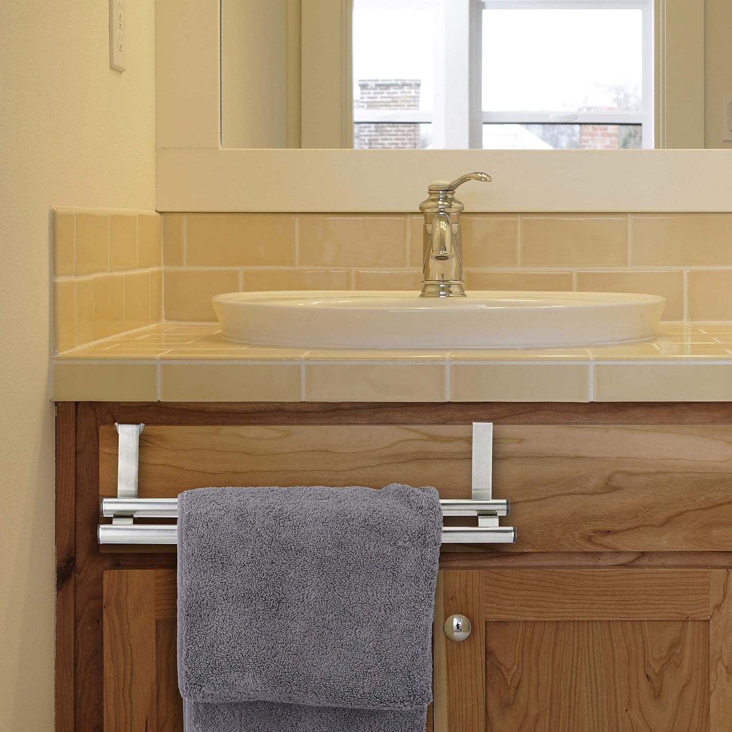 Appendini Relaxdays Sbarra Porta Asciugamani Estensibile a Un Braccio ...