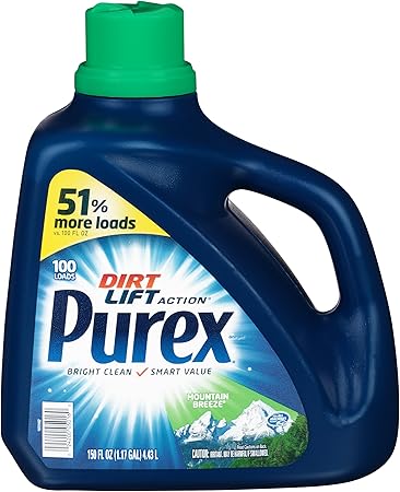 Amazon.com: Purex Ultra Concentrated Liquid Detergent, Mountain Breeze ...