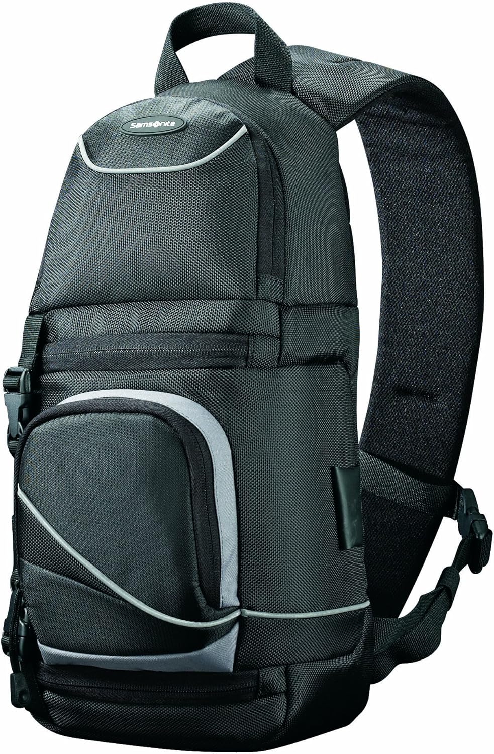 Amazon.com | Samsonite Luggage Large Shoulder Camera Bag, Black/Grey ...