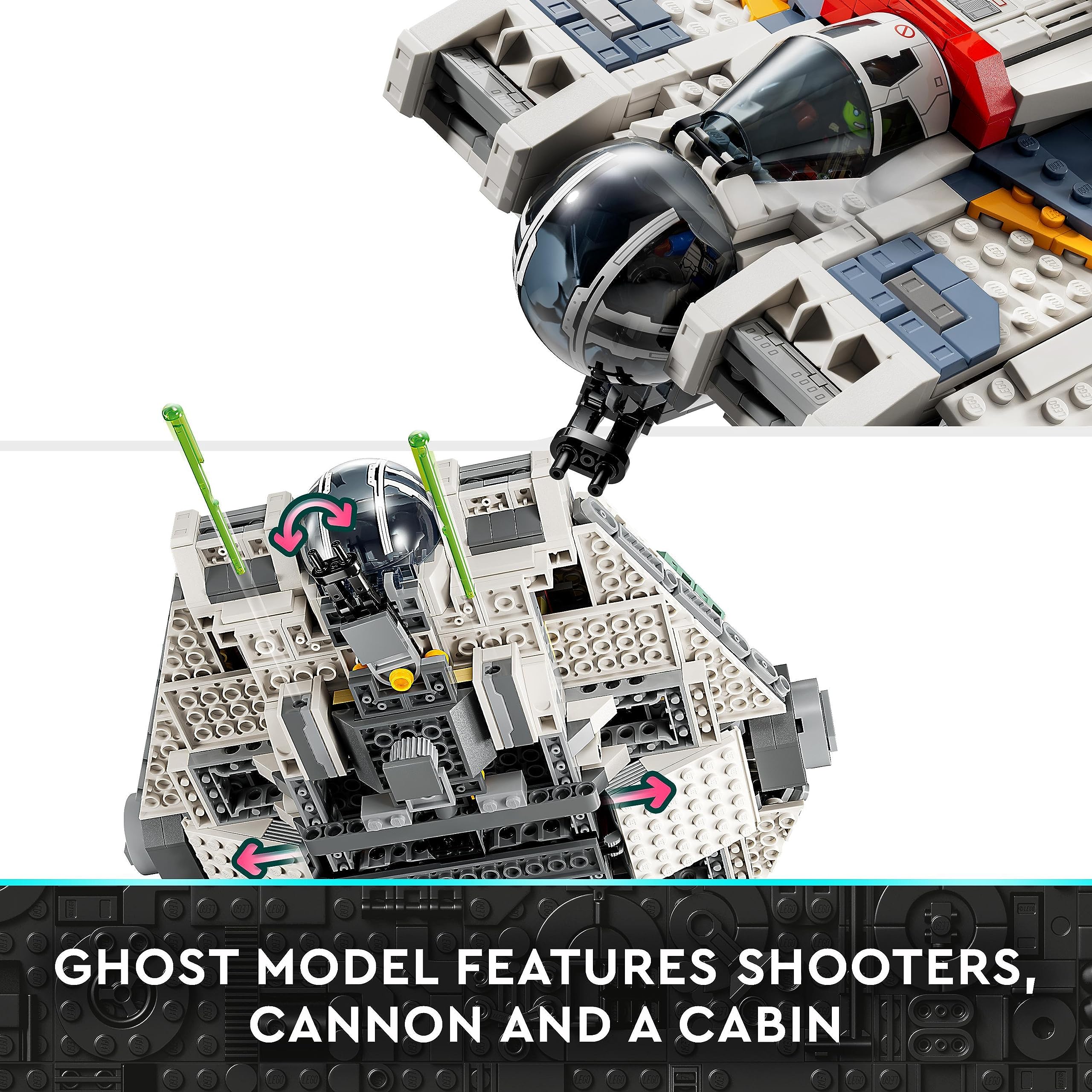 Mua LEGO Star Wars Ghost & Phantom II Set Featuring 2 Brick-Built ...