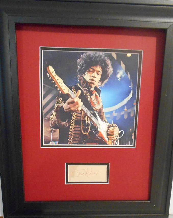Jimi Hendrix autograph at Amazon's Entertainment Collectibles Store