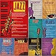 Amazon.com: Music Genre Bulletin Board Set for Classroom Decorations ...