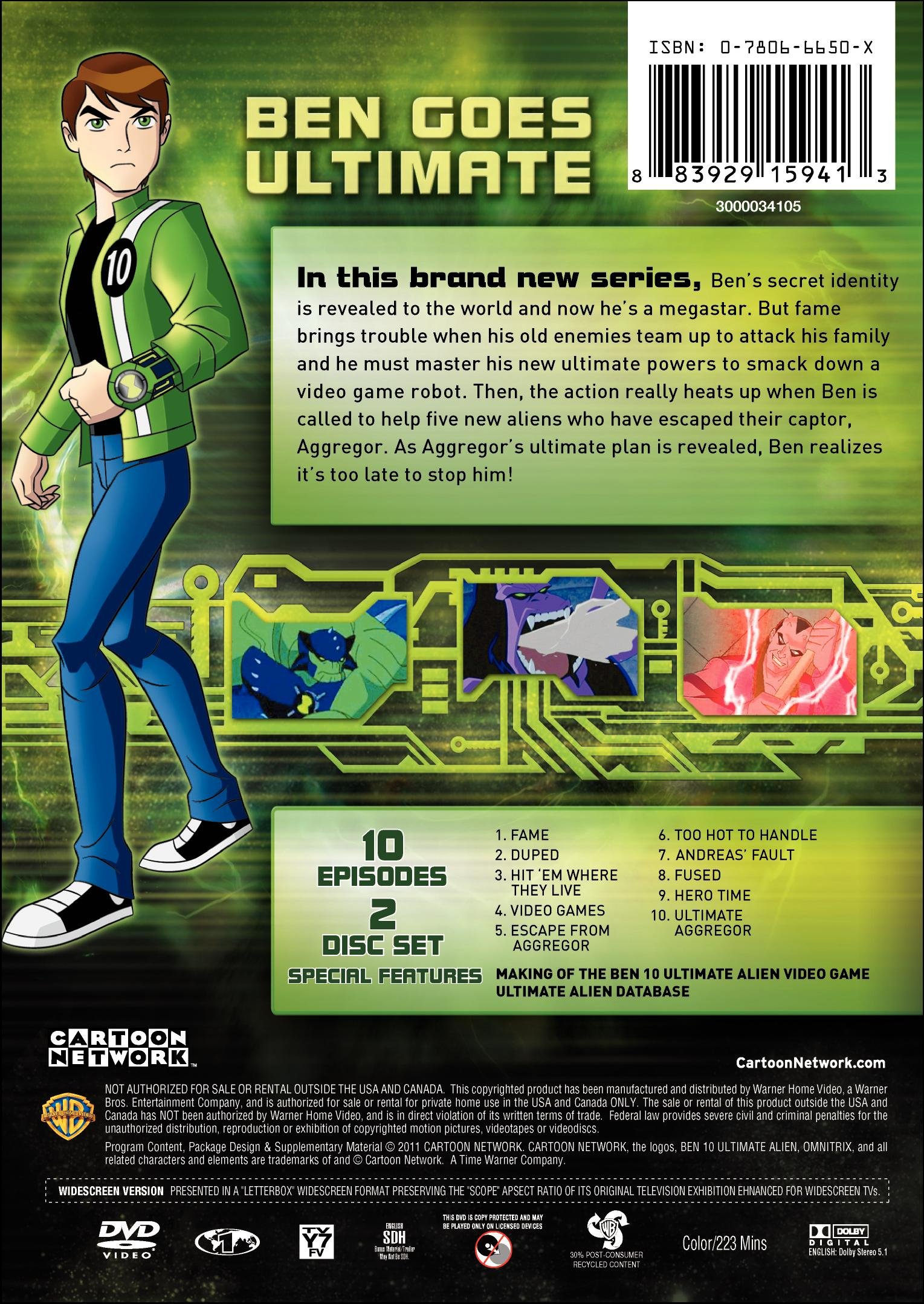 Mua Cartoon Network Ben 10 Ultimate Alien Volume 1 trên Amazon Mỹ chính ...