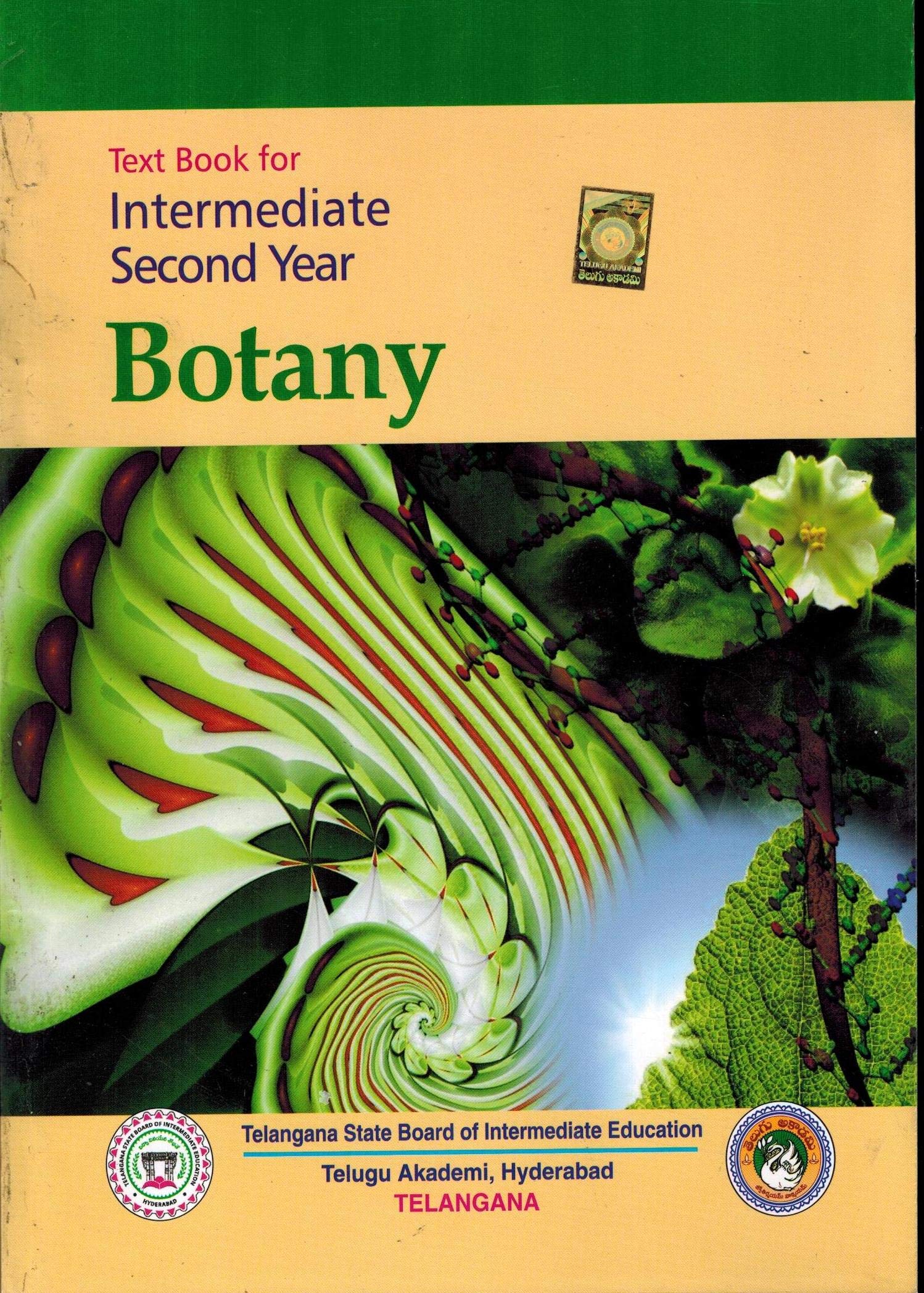 Textbook For Intermediate Second Year BOTANY ENGLISH MEDIUM Textbook For Intermediate Second Year BOTANY ENGLISH MEDIUM