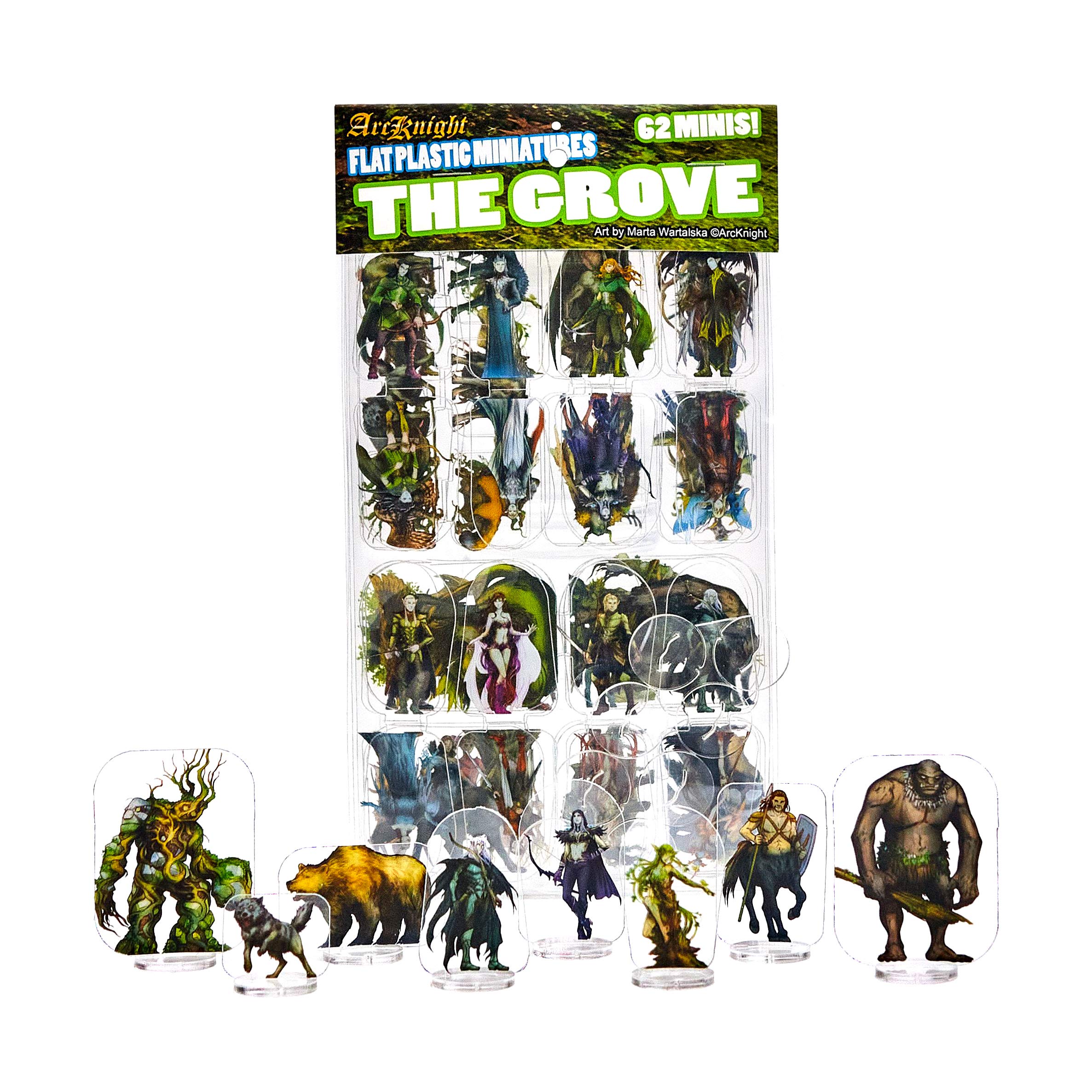 Mua Flat Plastic Miniatures: The Grove; 62 Unique Forest-Themed Minis ...