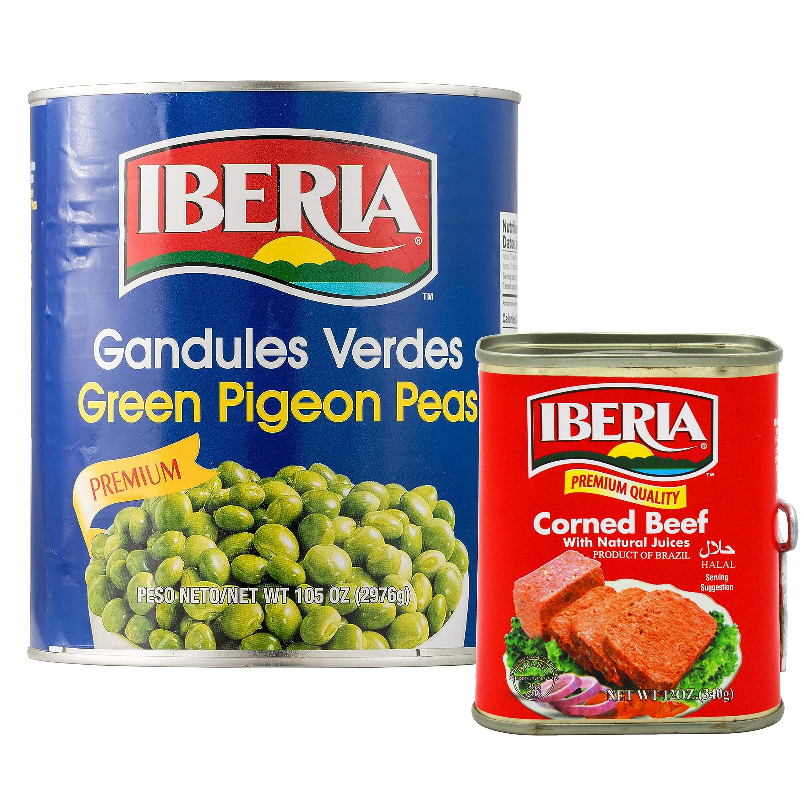 Mua Iberia Corned Beef, 12 oz + Iberia Green Pigeon Peas, 105 Oz trên ...