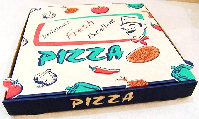 10" Brown Pizza takeaway box ( 100 ): Amazon.co.uk: Kitchen & Home