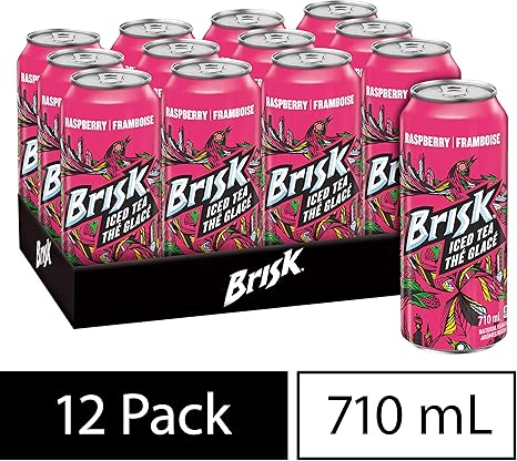 Brisk Raspberry Iced Tea, Raspberry, 710 milliliters: Amazon.ca: Grocery