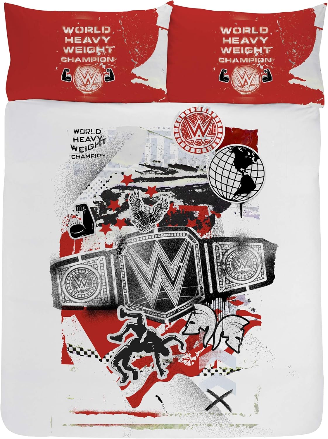 Coco Moon WWE World Heavy Weight Kids Single Or Double Bed Duvet ...