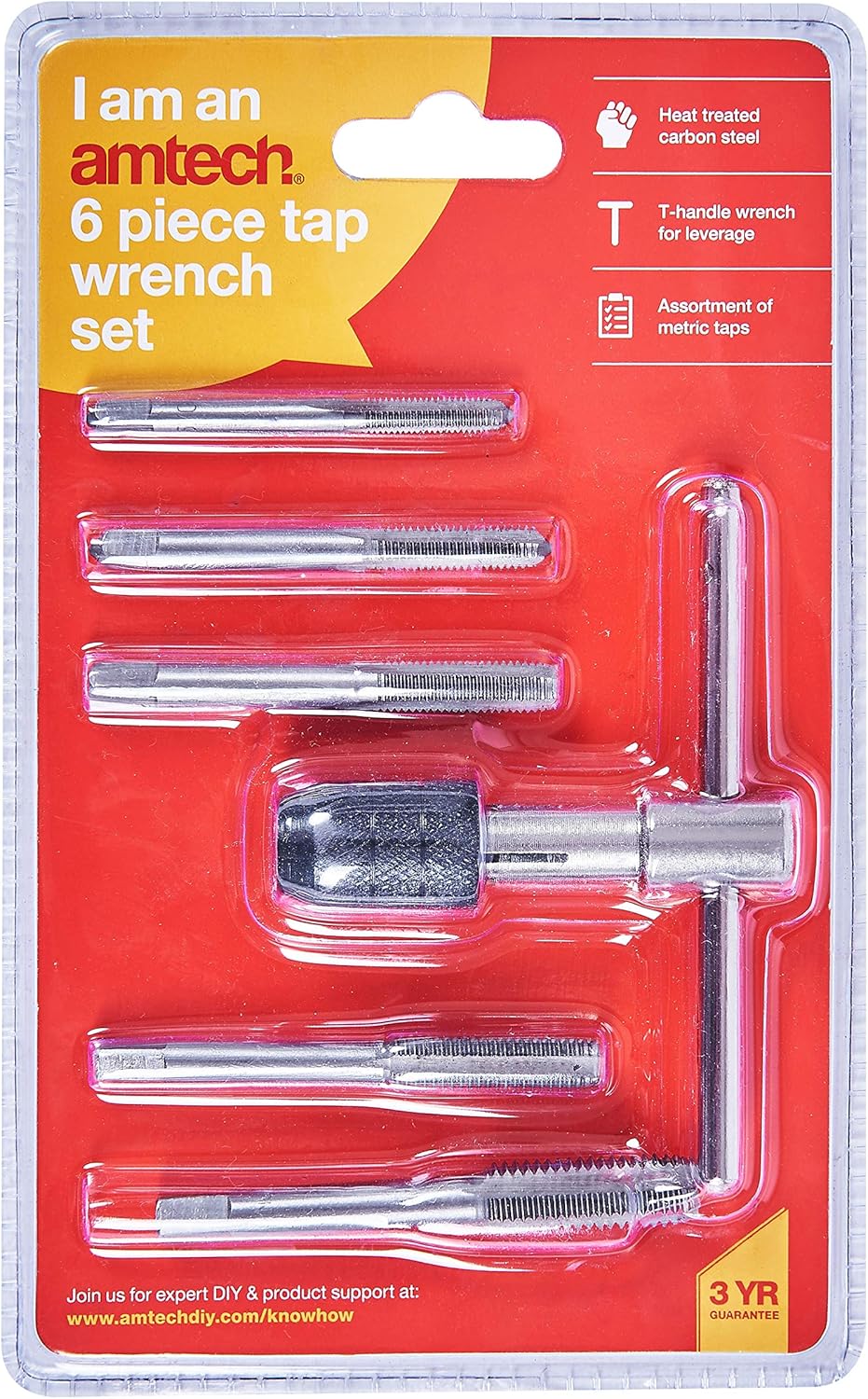 Amtech S1470 Tap Wrench Set, 6-Piece – BigaMart