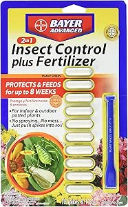 Amazon.com : Bayer Advanced Insect Control Plus Fertilizer Plant Spike ...