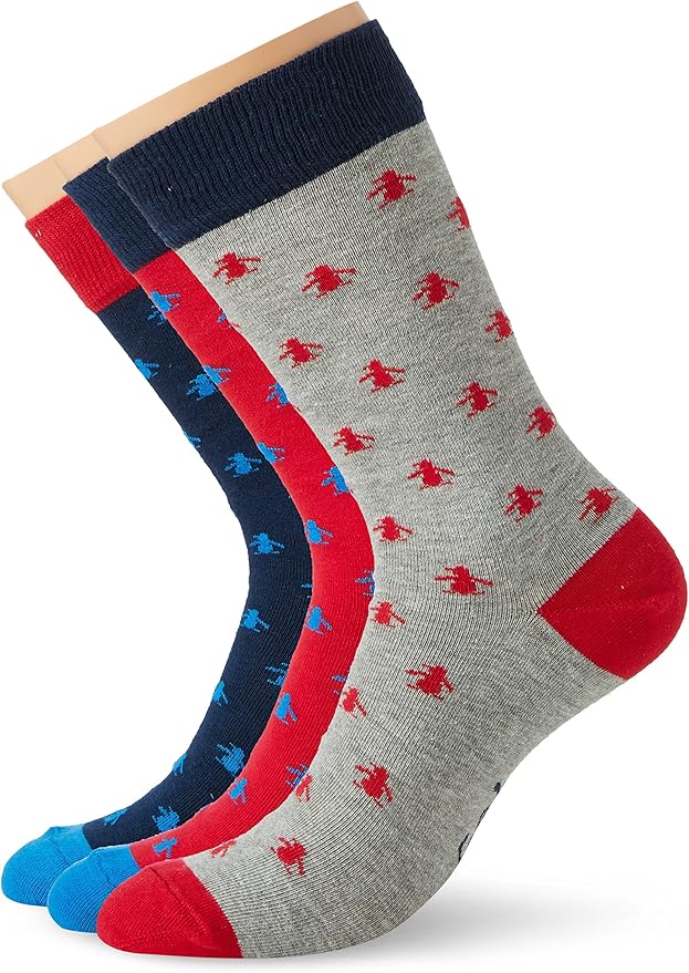 Original Penguin Men's 3 Pack Penguin Calf Socks: Amazon.co.uk: Clothing