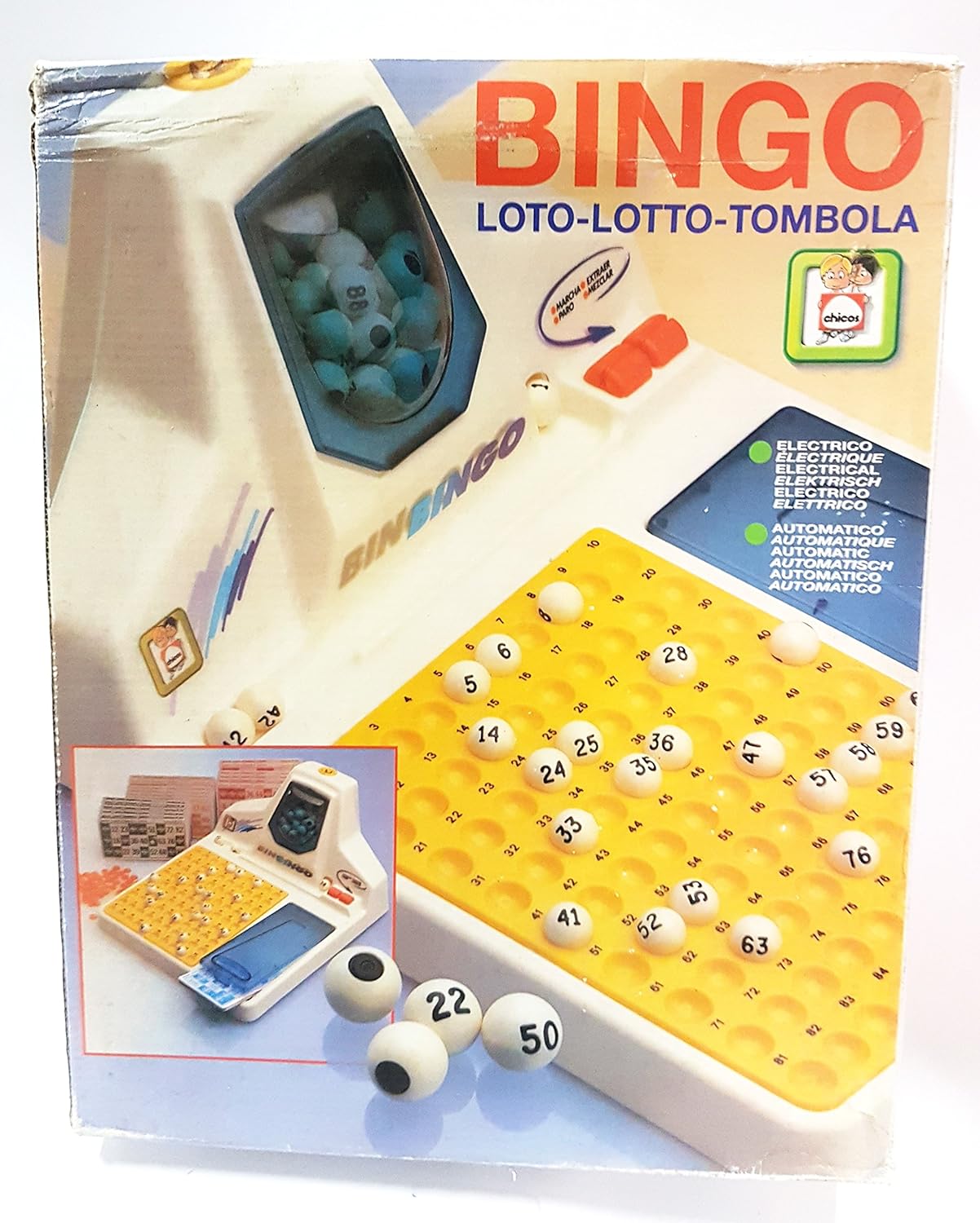 BINGO - LOTO - LOTTO - TOMBOLA (Elettrico ed Automatico): Amazon.it ...