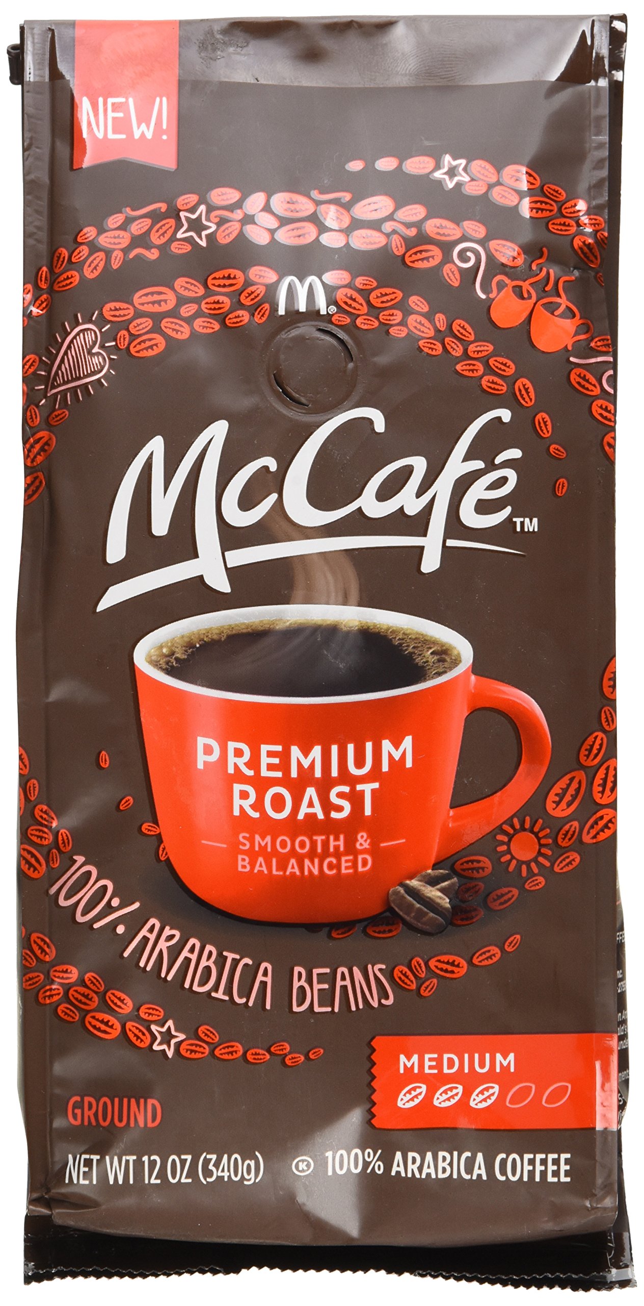Amazon.com : McCafe Coffee Ground Coffee, French Vanilla Light Roast ...