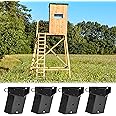 Amazon.com : Iron Forge Tools Deer Stand Brackets, 4x4 Inch Black ...