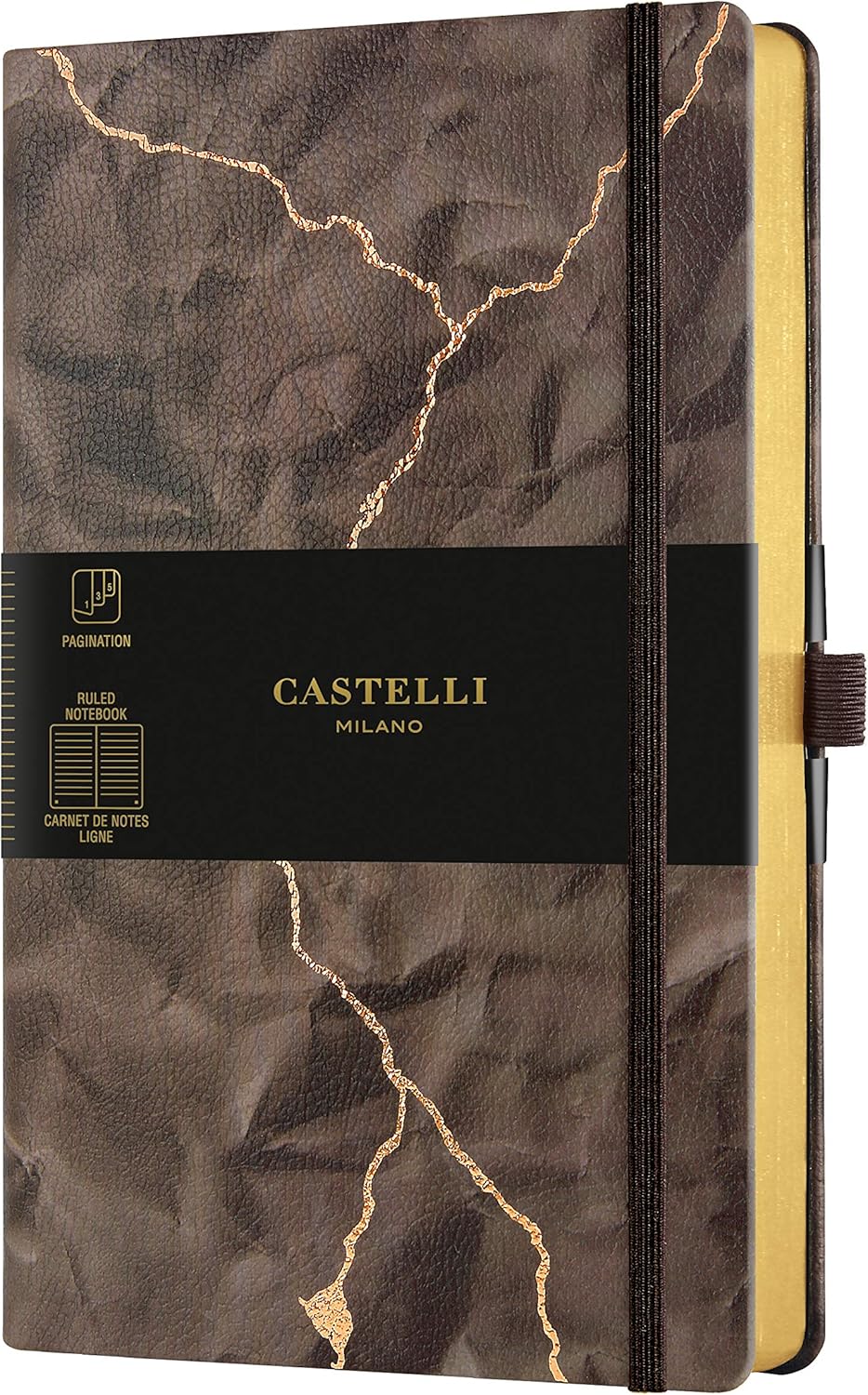 Castelli Milano Wabi SABI Notebook 13×21 cm Ruled Page Hard Cover 240 ...