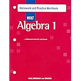 Amazon.com: Holt Pre-Algebra: Homework and Practice Workbook ...