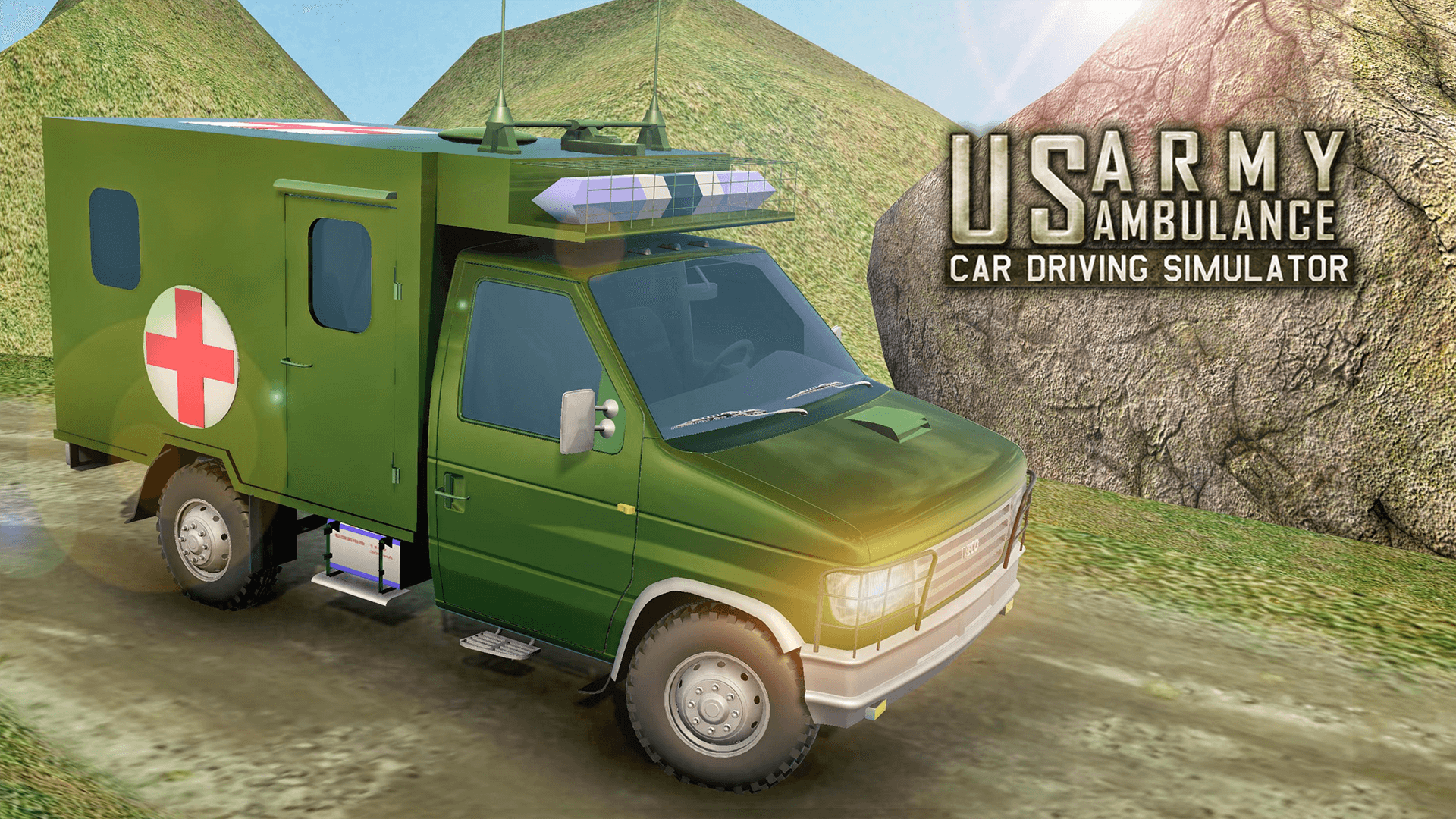 US Army Ambulance Car Driving Hospital Simulator - City Rescue ...