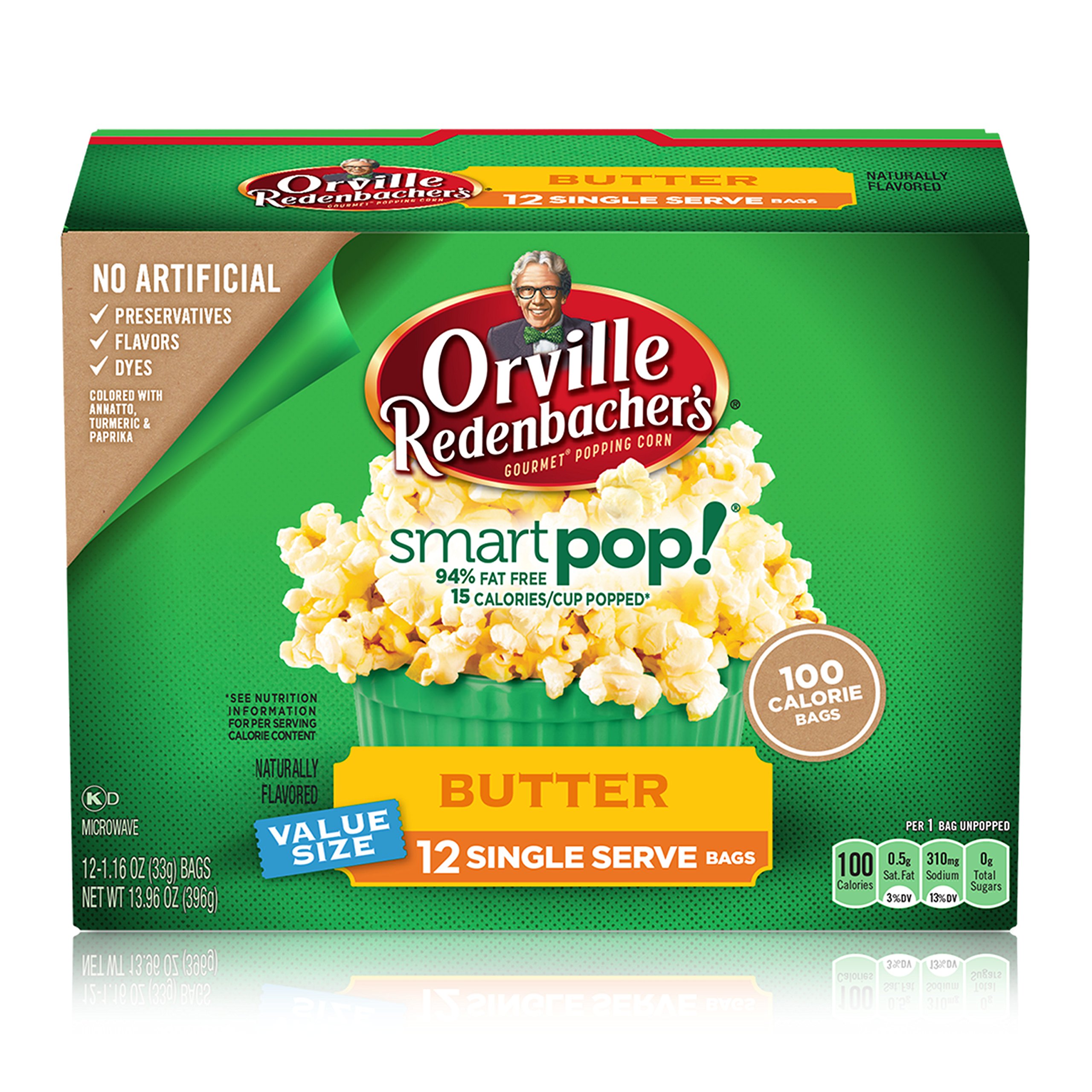 Amazon.com: Orville Redenbacher's Smart Pop! Butter Flavored Popcorn (2 ...