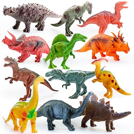 Buy Kids Imaginative Plastic Assorted Dinosaurs Toy Figures ...