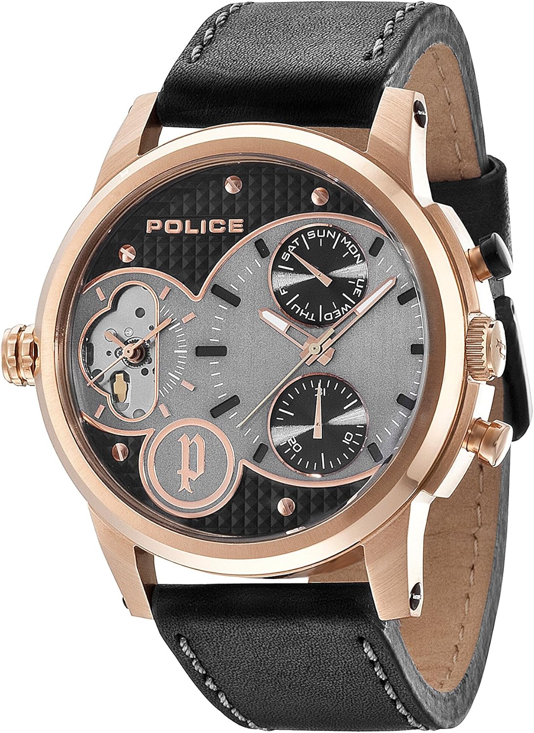 Police Herren-Armbanduhr DIAMONDBACK Chronograph Quarz 14376JSR/02 ...