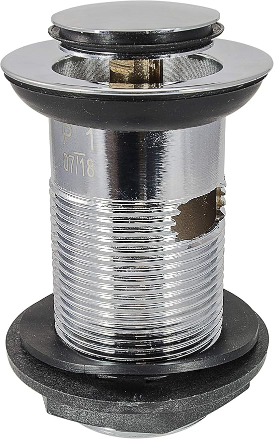 Basin Waste Slotted Clicker Chrome 201753: Amazon.co.uk: DIY & Tools