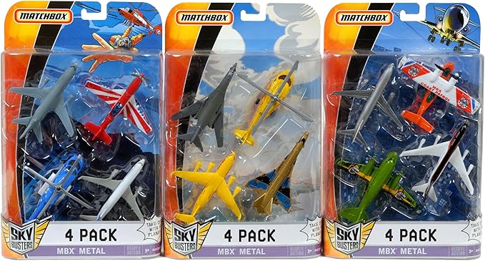 Matchbox Sky Busters (Assortment, Pack of 4): Amazon.co.uk: Toys & Games