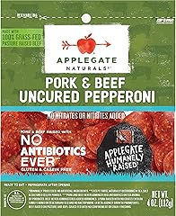 Applegate, Natural Uncured Pork & Beef Pepperoni, 4oz