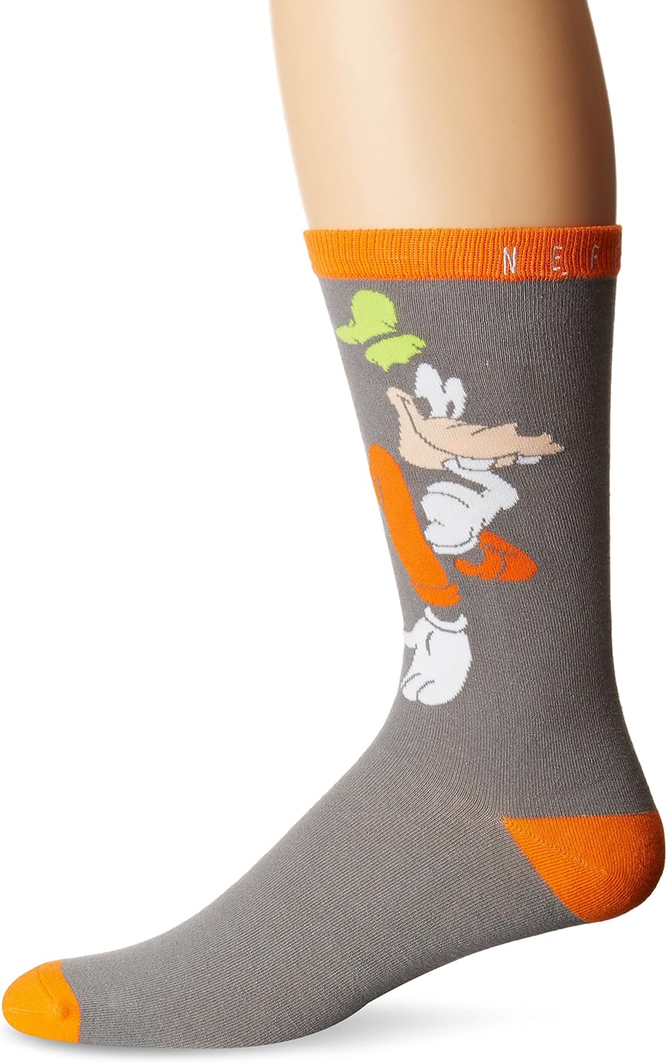 Disney Men's Neff Shy Goofy Sock, Grey Heather, One Size at Amazon Men ...
