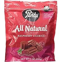 Amazon.com : Panda Raspberry Licorice 7oz licorice pieces : Licorice ...