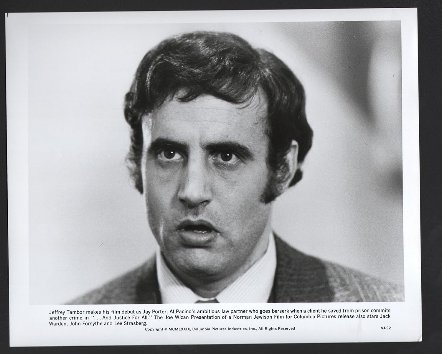 MOVIE PHOTO: Jeffrey Tambor-8x10-B&W-Still at Amazon's Entertainment ...